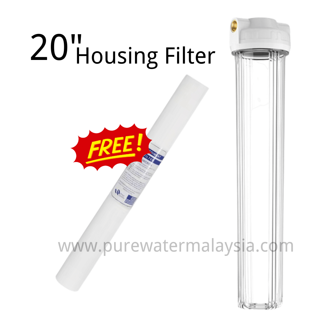 Pre Water Filter Filtration System 20“inchi Transparent Housing