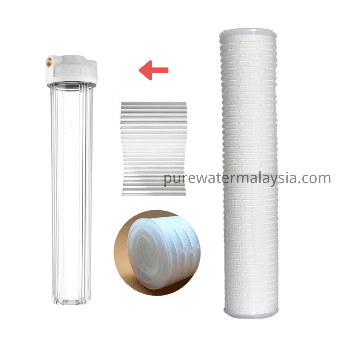 Pleated Micro Porous Folded 20 inch Filter Cartridges 0.22 Micron