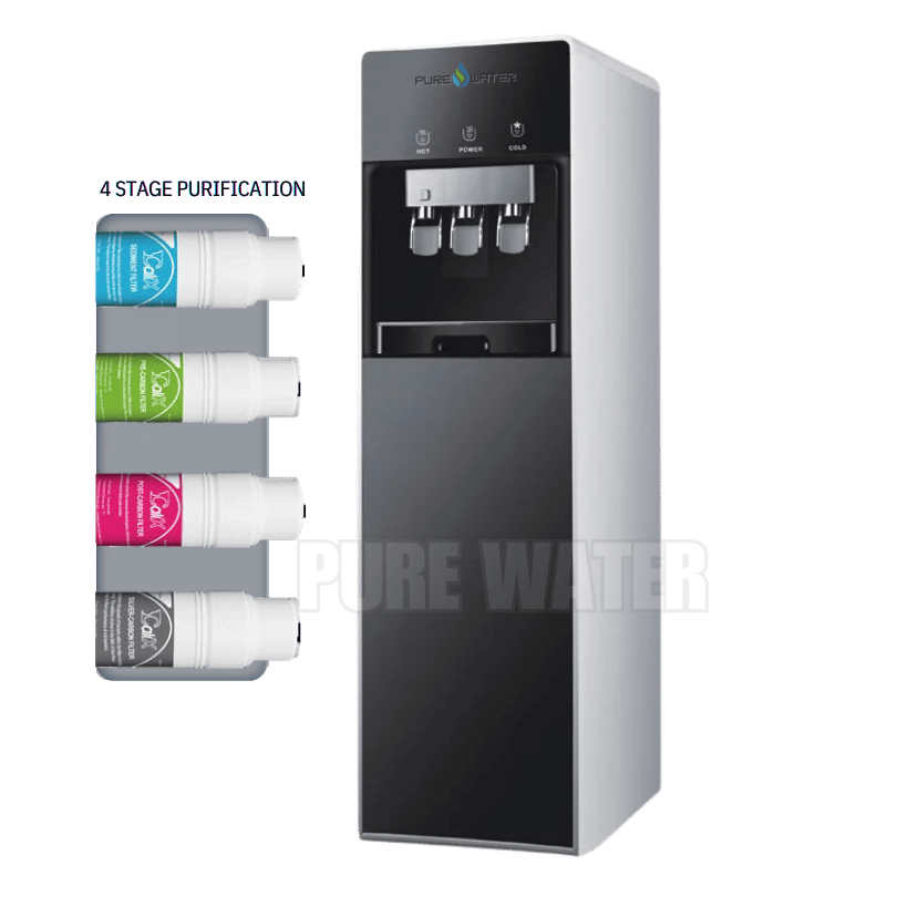 W6202-3F Korea Hot Cold Warm Water Dispenser Floorstanding | Pure Water ...